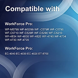 FIVCOR T6715 T6716 Ink Maintenance Box Replacement for Workforce Pro WF-4820 WF-4734 WF-C5790 WF-4740 WF-4730 WF-4830 WF-4720 WF-4834 WF-3820 WF-C5710 Printer