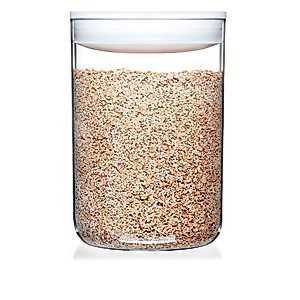 Click Clack Pantry Canister, 4.2-Quart, White Lid