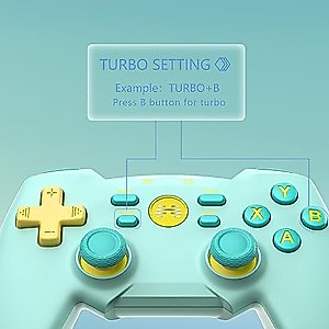 BEITONG BAT4 Wireless PC Game Controller,Dual Vibration Retro Gamepad Joystick for Windows 7 8 10 11/Steam/Simulators/Android TV Gaming (Bat 4 (Ice Cream))
