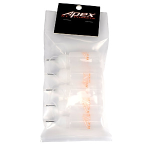 Apex RC Products 15ml / .5oz Oil/Fluid Dropper Plastic Bottle W/Needle Tip - 5 Pack #2102