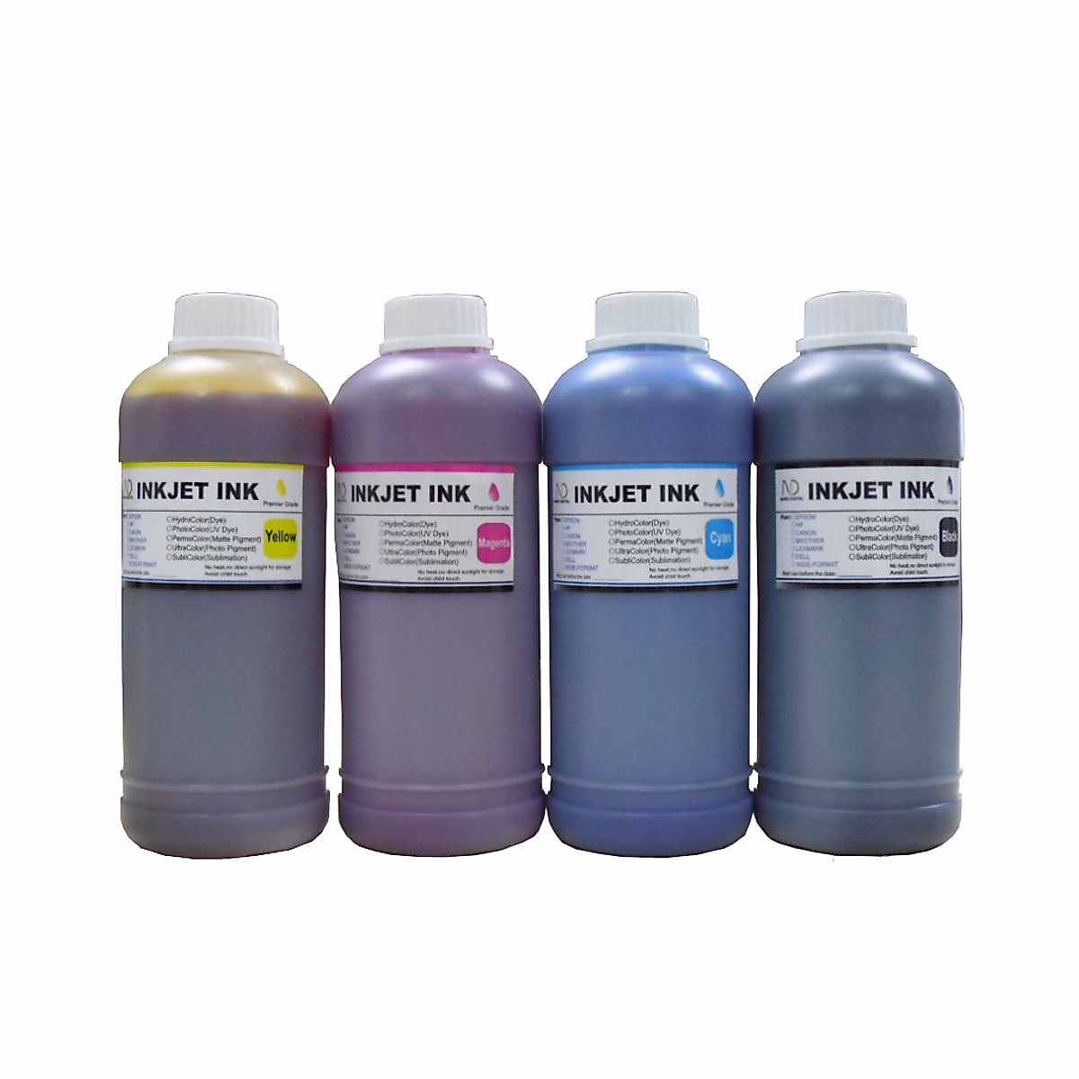 4 x 1 Pint Premium NANO Refill Ink, Bulk Ink for HP 940, 940 XL, 920, 920 XL, 564, 564 XL Ink Cartridges