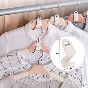 Clothes Hanger Connector Hooks, Hangers Space Saving, Closet Space Savers, Closet Hanger Organizer, 60 pcs, Gift