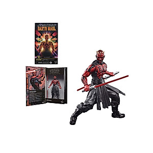 Hasbro Star Wars Black SER 50TH ANN 6IN Darth Maul Action Figure,4 to 99 years