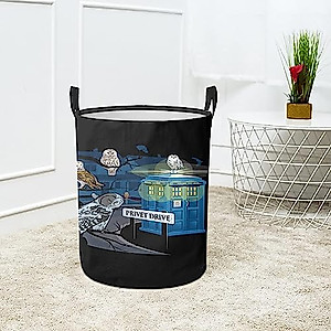 Laundry Basket Owl Who privet drive owls Laundry Hamper Foldable Storage Basket for Bathroom Room Home Decor