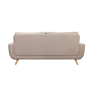 Abbyson Living Paige Sofa - Modern Design, Fabric, Stain Resistant, Ivory