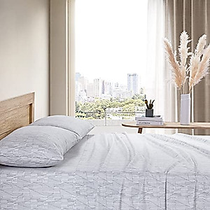 City Scene - Queen Sheets, Cotton Percale Bedding, Crisp & Cooling Home Decor (Tally, Queen)