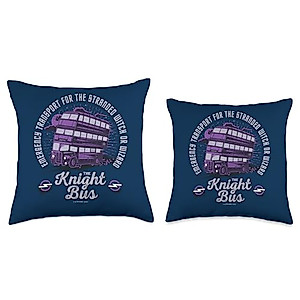 Harry Potter Magical Motors-The Knight Bus Throw Pillow, 16x16, Multicolor