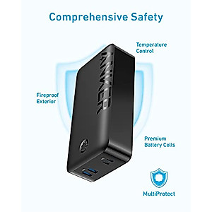 Anker Portable Charger, 347 Power Bank (PowerCore 40K), 40,000mAh 30W Battery Pack with USB-C High-Speed Charging, for MacBook, iPhone, Samsung Galaxy, iPad, and More