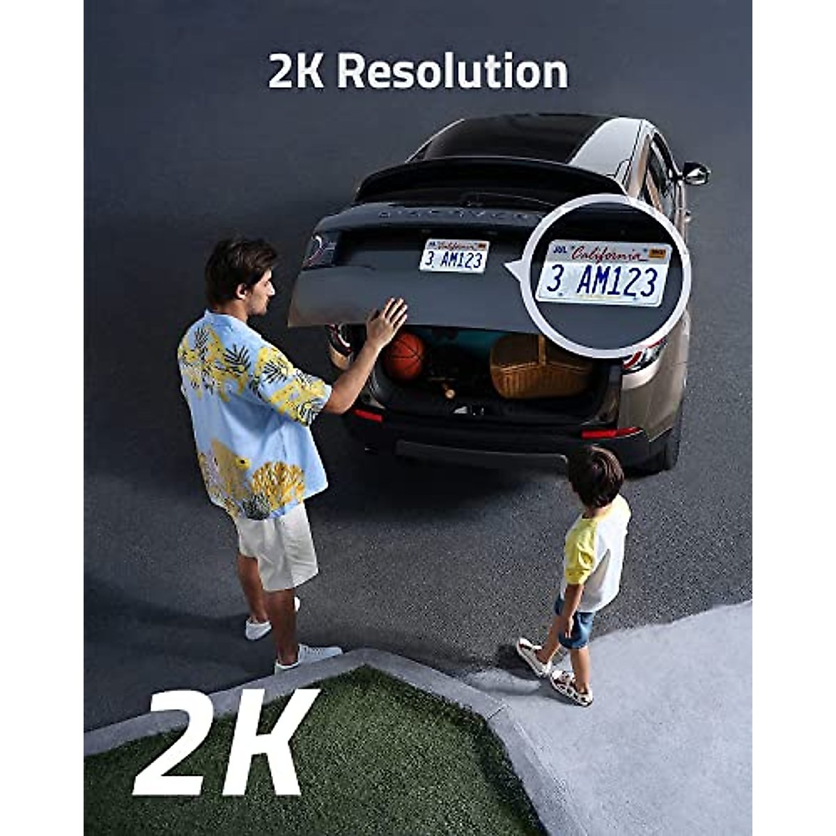 eufy Floodlight Cam 2, 2K, Built-in AI, 2-Way Audio, No Monthly Fees, 2,500-Lumen Brightness, Weatherproof, HomeBase Not Compatible, (Existing Outdoor Wiring and Junction Box Required) (Renewed)