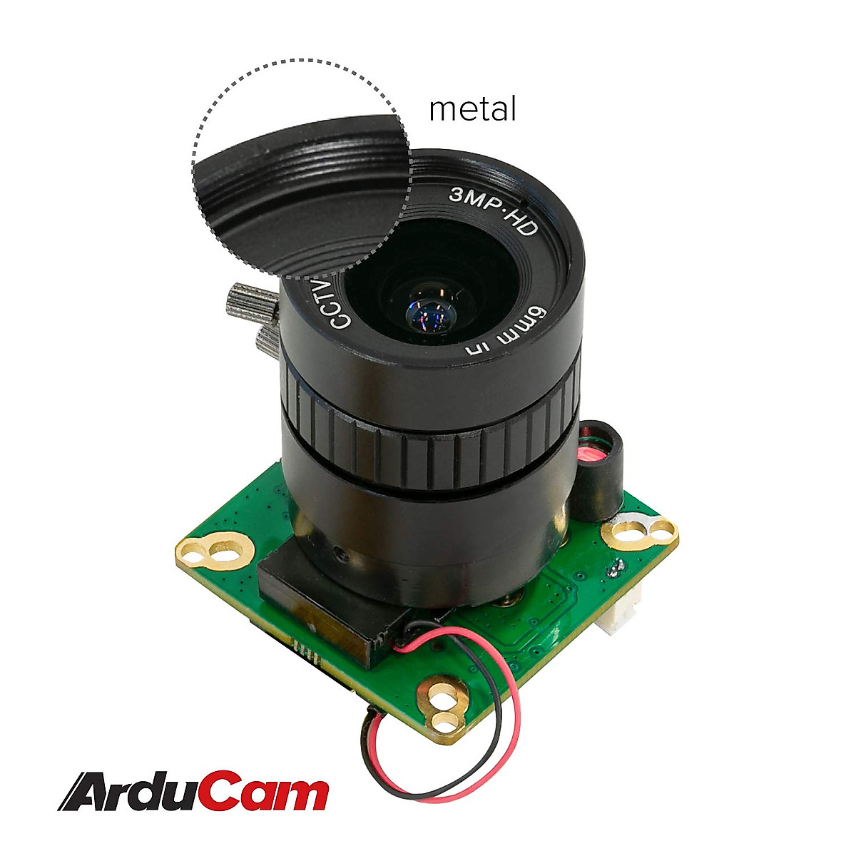 Arducam Day and Night Vision IMX477 HQ Camera for Jetson Orin NX/AGX Orin, 12MP Automatic IR-Cut Switching for All-Day Image