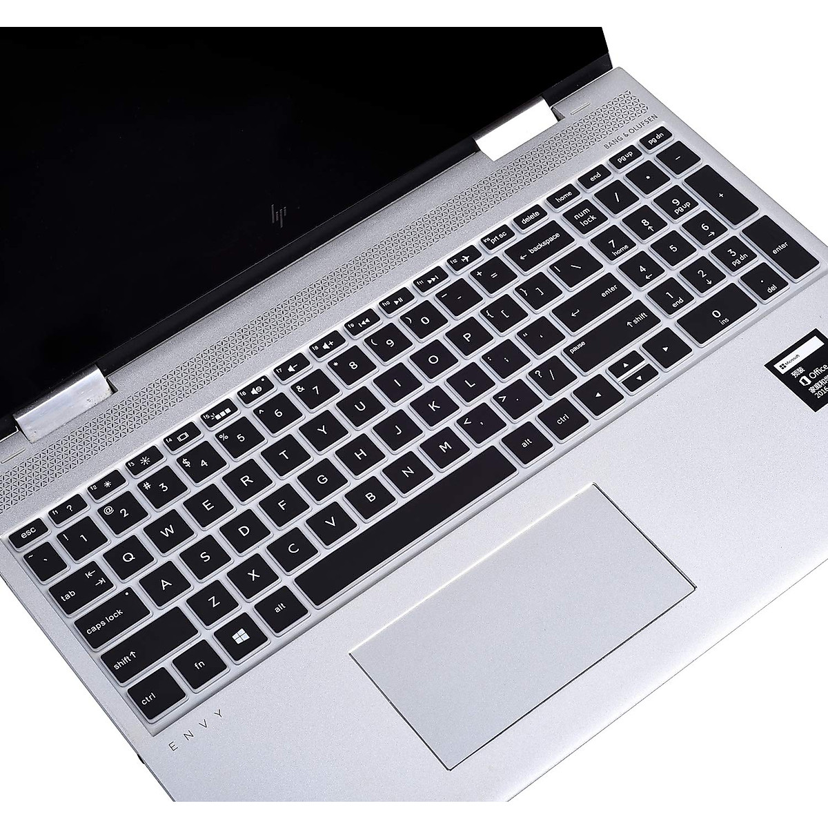 Keyboard Cover for HP Laptop 15.6" 15-dw 15-dy 15-ef 15-cc/cs 15t-dw400 15-dy5033dx 15-dy5073dx 15-dy5399nr dy5599nr 15-dy2703dx dy2702dx 15-ef2099nr 15-dw1083wm, HP Spectre x360 15-ch011dx Skin,Black