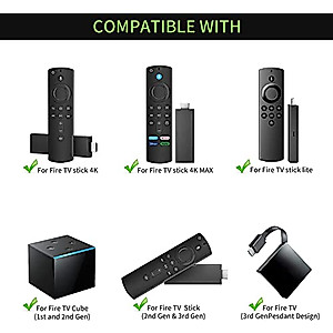 Replacement Voice Remote L5B83G (3rd GEN) fit for Fire TV Stick (2nd Gen, 3rd Gen, Lite, 4K), Fire TV Cube (1st Gen & 2nd Gen), and Fire TV (3rd Gen, Pendant Design)
