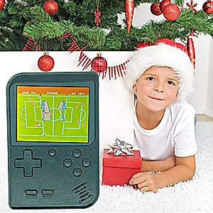 RFiotasy Handheld Game Console with 400 Classical FC Games Console 2.8-Inch Color Screen,Supporting 2 Players,Gift Christmas Birthday Presents for Kids, Adults(YJ-Black)