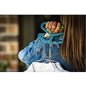 Mighty Handle. The Original All-Purpose Holder and Carrier. Holds Up To 50 Pounds of Groceries, Dry Cleaning, Paint Cans and other Hard to Carry Things (2 pack, Made in USA)
