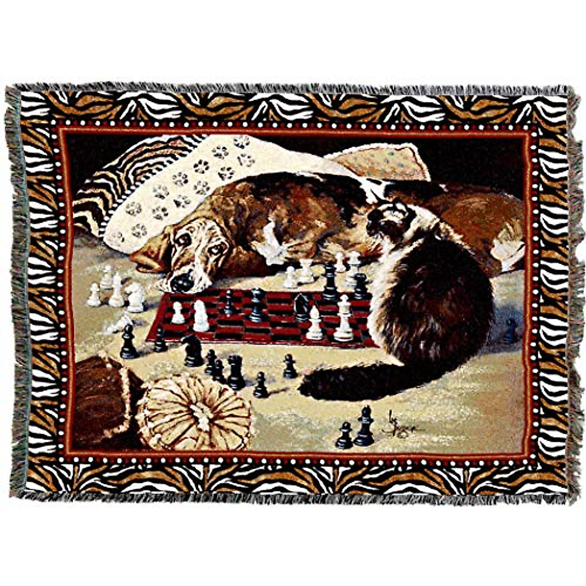 Pure Country Weavers Your Move Blanket by Linda Budge - Cute Funny Gift Tapestry Throw Woven from Cotton - Made in The USA (72x54)