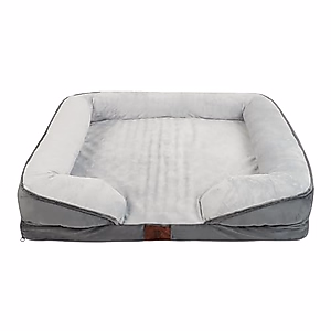 Pets Bed, Calming Anti Anxiety Crate Bed for Pets, Bed Machine Washable Breathable Soft Padding (30" L x 6" W x 20" H)