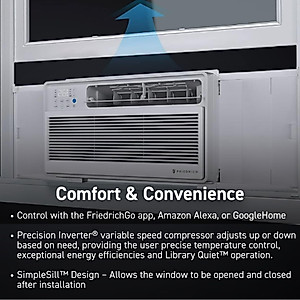 Friedrich Chill Premier Inverter 12,000 BTU 115v Cooling Only Window Unit
