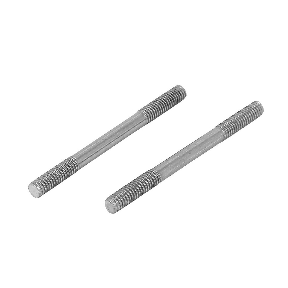 uxcell M4x50mm 304 Stainless Steel Double End Threaded Stud Screw Bolt 20pcs