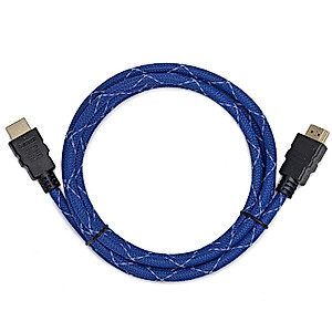 Blackmagic Design ATEM Mini Pro ISO Bundle with 2 x Nylon-Braided 4K HDMI Cables and 2 x Slim 3.5mm Male to Male Stereo Aux Cable (5 Items)