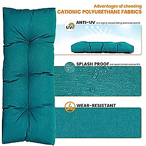 ROFIELTY Custom Outdoor/Indoor Bench Cushion,Bench Cushions 36 * 14 inch_Piano Bench Cushion_Patio Furniture Cushions,Bench Cushions for Indoor/Outdoor Furniture