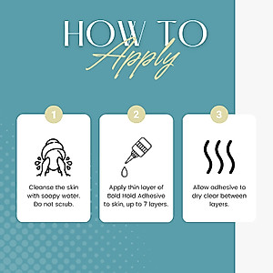 The Hair Diagram - Bold Hold Extreme Creme Reloaded - Strong Hold Glue for Lace Front Wigs and Hair Systems - Invisible Bonding - Non Toxic - No Odor or Latex - Humidity & Water Resistant- 1.3oz