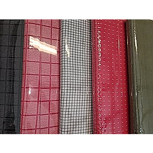 Material Maven Quilt Kit Country Christmas Elegance Queen Benartex Fabrics Precut, Multi Color, 90x90 inch