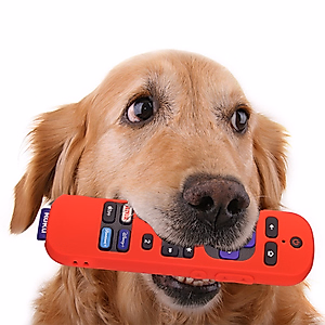 AKSHFETH Silicone Cover for Roku Ultra 2022 Remote/Roku Voice Remote Pro/RC-MC1 Shockproof Durable Protective Remote Case with Lanyard (Gray)