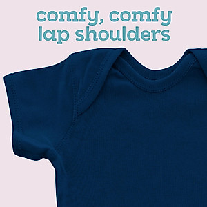 Apericots Grandpa's Boy Sweet Short Sleeve Baby Bodysuit Navy