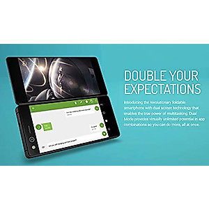 ZTE Axon M Z999 Unlocked GSM Smartphone w/ 20MP Camera and Foldable Dual Screens (for Multi-Tasking) - Carbon Black