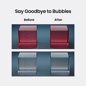 Resiners Holographic Ultra Fine Glitter Powder and Resin Bubble Remover - Metallic Epoxy Resin Glitter & -95kPa Vacuum Degassing Chamber, Epoxy Resin Airless Machine for Arts Crafts Jewelry M