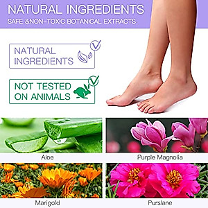 Foot Peel Mask, YOUPINWEI Exfoliating Feet Peeling Mask for Dry Cracked Heels - 2+1 Packs - Make Your Feet Baby Soft Get Smooth Silky Skin, Calluses and Dead Skin Remover for Women and Men