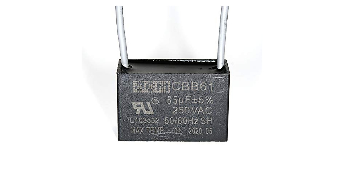 JCM 6.5uF 250V CBB61 2-Wire Ceiling Fan Capacitor