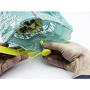 Jokari Air Removing Bag Clips 2 Pack. Keep Chips, Cereal Bread or Snacks Fresh and Crisp Longer. The Easy Way to Seal Bags and Remove Air to Keep Food Fresh and From Getting Stale or Losing Crunch