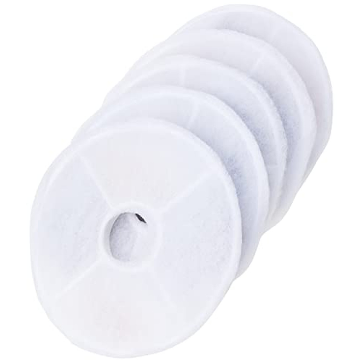 Catit Triple Action Water Fountain Filters, Replacement Cat Drinking Fountain Filters, 5 Pack