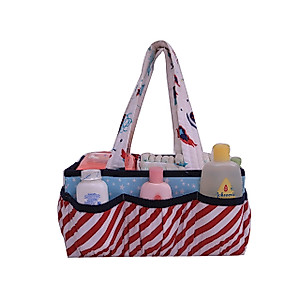 Bacati Space Multicolor Nursery/Kids Room Storage (Nursery Storage Caddy)