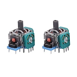 Analog Joysticks Repair Kit, 2 Pcs Analog Stick 3D Joystick Replacement for PS4 Controller Analog 3D Joystick Thumbstick Replacement Kits