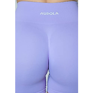 AUROLA Dream Collection Workout Shorts for Women High Waist Seamless Scrunch Athletic Running Gym Yoga Active Shorts