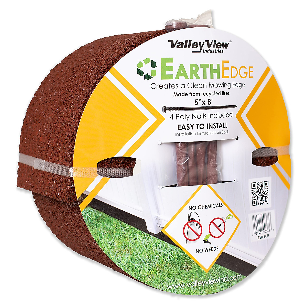 Valley View Earth Edge Landscape Edging Kit (Cedar Red)