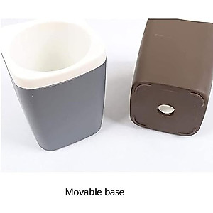 Plastic Toilet Bowl Brush Floor Stand with Long Handle Toilet Brush Stable Base Toilet Cleaner Brush Home Storage Rack