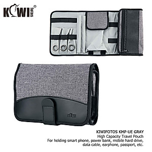Travel Cable Organizer Pouch Electronic Carry Case Portable Power Bank, Charger, Cable, Pens Storage Bag for Cord, Charger, Phone, Earphone SD Cards