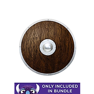 Fun Costumes Women's Horned Viking Faux Fur Trimmed Helmet - ST