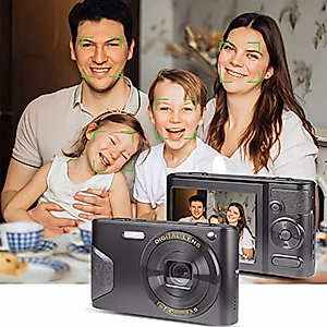 Digital Camera 18MP 2.7 Inch LCD Screen 8X Digital Zoom FHD 1080P Digital Camera Small Camera for Teens Students Boys Girls Seniors