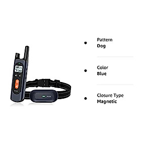 NVK Shock Collar, Dog Training Collar with Remote for Medium Large Dogs, Rechargeable Dog Shock Collar with Shock, Vibration, Beeps Modes, IPX7 Waterproof, Range up to 1600Ft