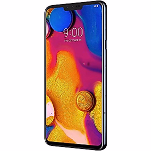 LG V40 ThinQ 64GB GSM Unlocked (AT&T/T-Mobile) 5-Camera Smartphone w/ 6.4 QHD+ Display - Aurora Black