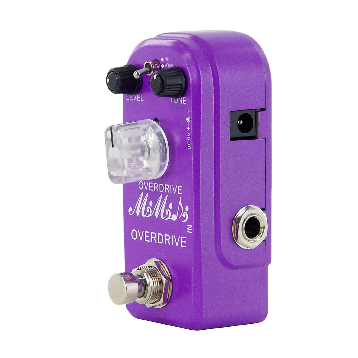 Overdrive Pedal, MIMIDI Mini Overdrive Guitar Pedal Classical Electronic Guitar Effects with True Bypass (315 Overdrive Purple)