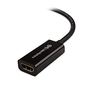 Cable Matters DisplayPort to HDMI Adapter (DP to HDMI Adapter is NOT Compatible with USB Ports, Do NOT Order for USB Ports on Computers)