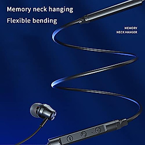 A03 Wireless Bluetooth 5.0 Neck Hanging Earphones Fashion in-Ear Sport Headphones, Button Control Volume Sound Effect