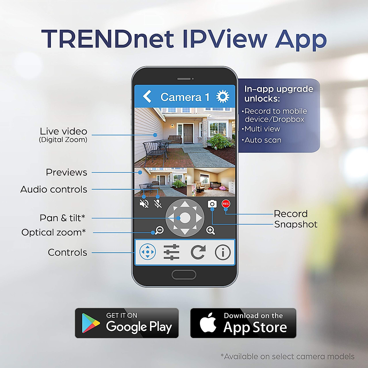 TRENDnet Indoor/Outdoor 3MP Motorized PTZ Dome Network Camera, 4X Optical Zoom, 16x Digital Zoom, Autofocus, IP66 Housing, Free iOS and Android Mobile apps, ONVIF Profile S, TV-IP420P