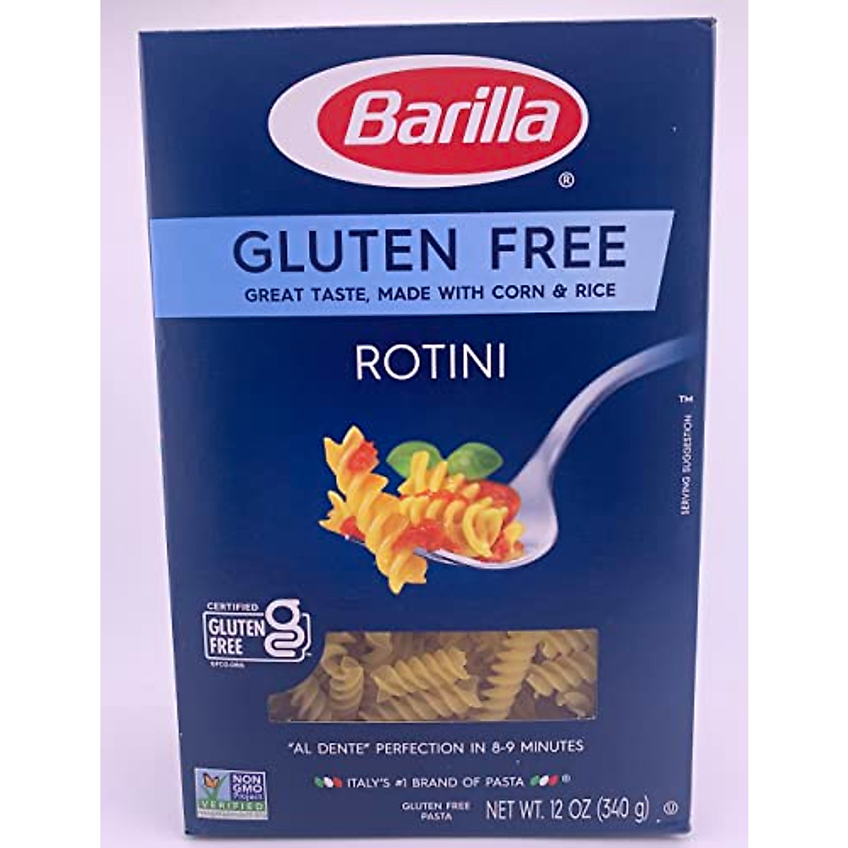 Barilla Gluten Free Pasta Variety Pack- Includes Penne Pasta, Rotini Pasta, and Elbow Macaroni Pasta Noodles. Barilla Pasta Bulk Set by Snackivore (3 x 12oz Boxes).