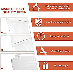 UPGRADE 240323002 Refrigerator Door Shelf Bin Replacement Part, Compatible with Frigidaire FGHS2631PF4A, FGHS2655PF5A, FGHS2655PF4, DGUS2645LF6A,FGUS2642LF2 AP2115742 Fridge Side Bottom Shelf 2 Pack